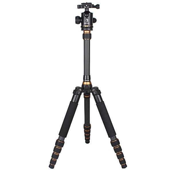 Beike Bk 777c 1490mm Carbon Fibre Travel Folded Tripod Ball Head