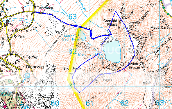 Elidir Fawr route please.