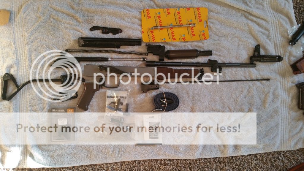 East German complete MPI-AKS-74N kit with East German barrel, ZFK scope ...